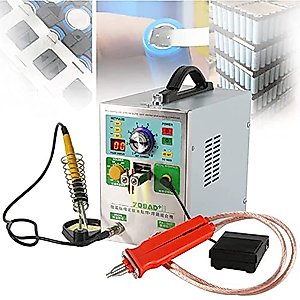 GAOMIN 709AD+ Battery Spot Welder,3.2kw Pulse Welding Machine for 18650 14500 Lithium Batteries Battery Pack,Wire-Controlled Foot Switch,for Battery Packs,Button Cells,Battery Repair