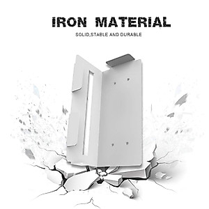 EJGAME Wall Mount Stand Holder Compatible with PS5 Console,Sturdy Storage Bracket Set with Screwdriver and Screws,Wall Display Stable Racks Compatible with Playstation 5 Game Console