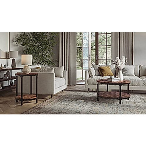 Jofran Inc. Urban Nature Rustic Pine Solid Wood Round Coffee Table