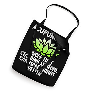 Acupuncture Stabbing Acupuncturist Needles Expert Graphic Tote Bag
