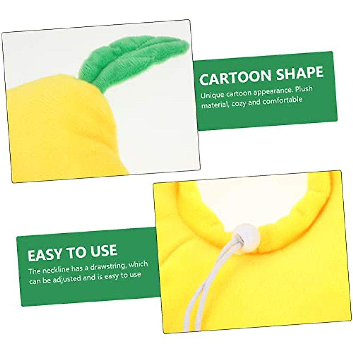 BUGUUYO Pet Collar Pet Dog Cat Cone Collar Cat Wound Stuffed Kitten Collar for Pet Kitten Collar Stuffed Puppy Pet Puppy Cone Pet Cone Yellow Plush