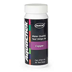 Hach 2745125 Copper Test Strips, 0-3 mg/L