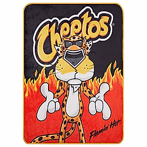 Cheetos Chester Cheetah Fleece Throw Blanket - Flamin Hot Chester Cheetah Soft Fleece Throw Blanket