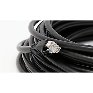 Ultra Spec Cables 100ft Cat6 Outdoor Waterproof Ethernet Cable Direct Burial (600MHz) Shielded (Pure Copper)