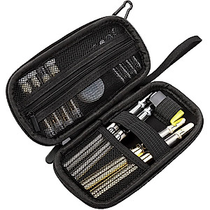 HUIZHU Empty EVA Hard Shell Vape Case eGO Carrying Case Empty Multi-Functional EVA Hard Shell Case with Non-Slip Elastic Bands (Black)