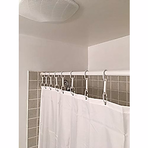 StayDry Systems Extra Long Shower Rings (Institute) (6.0)