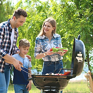 3 Pcs Wooden Meat Temperature Magnet, Chicken, Beef, Pork, Fish Cooking Internal Temperature Guide Grill Magnet, Wood Engraved Stacked Animal Meat Temperature Chart Magnet BBQ Magnet Kitchen Fridge