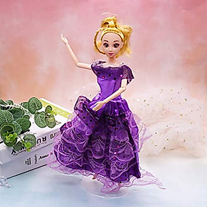 SOTOGO 25 Pieces Doll Stands Display Holders Doll Mini Display Stand Doll Support Frame Toy Doll Accessories Prop up 11 to 13 Inch Dolls and Action Figures, White