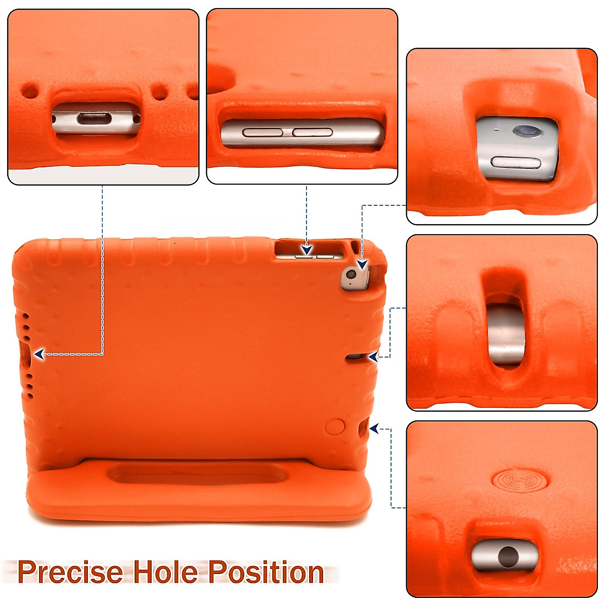 LEFON Kids Case Shockproof for iPad Mini 5/4/3/2/1, iPad Mini 4th Generation Case for Kids, Convertible Handle Light Weight Super Protective Stand Cover Case for iPad Mini 5th Gen 7.9 Inch