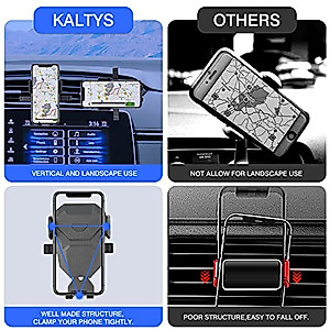 Karltys Compatible with Cell Phone Holder Honda CRV 2017-2022 CR-V Car Mobile Phone Holder Air Vent Mount for iPhone All iOS Android Phone Fully Adjustable Stand ABS Accessories