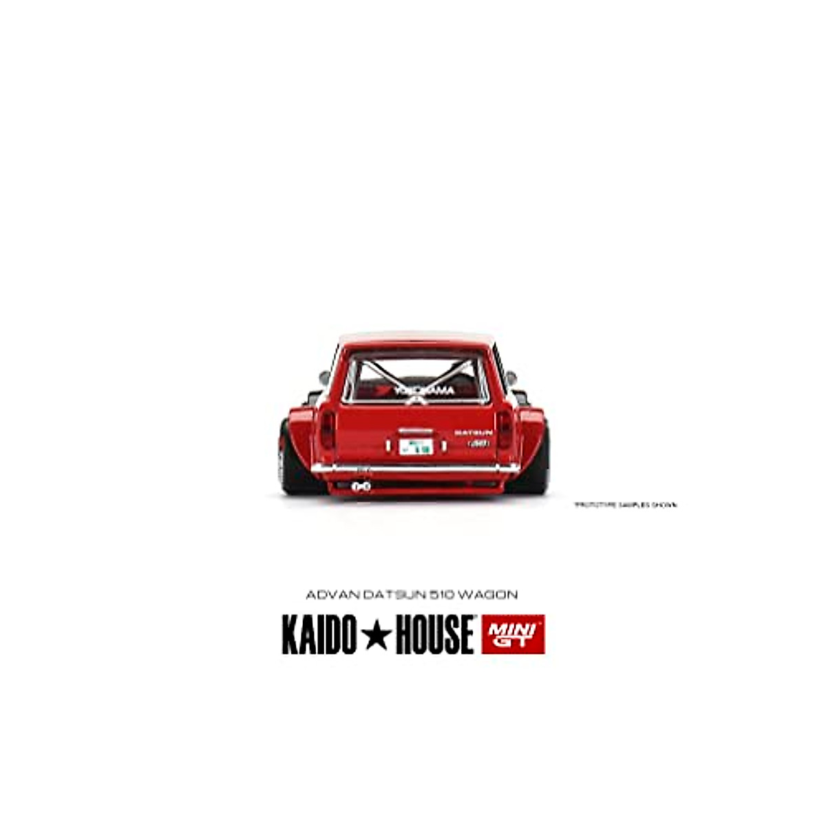 Datsun 510 Pro Street Wagon Advan Yokohama (by Jun Imai) Kaido House 1/64 Diecast Model Car True Scale Miniatures KHMG033