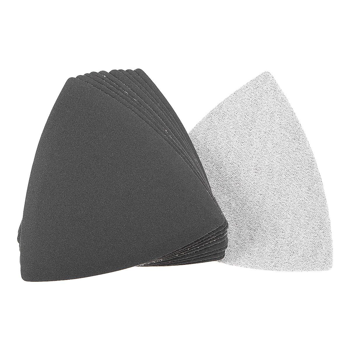 uxcell Triangular Sandpaper Hook and Loop Triangle Sanding Pad Fit 3-1/2" Oscillating Multi-Tool Silicon Carbide for Wet/Dry Use 600 Grit 10pcs