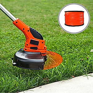 COSY GARDEN TOOLS CGT String Trimmer Line, Commercial Grade Orange Pentagon Weed Eater String, Premium Nylon Universal 0.095" Diameter x 3LB,1107.28-Foot