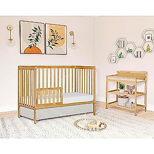 Dream On Me Synergy 5-In-1 Convertible Crib In Natural, Greenguard Gold Certified
