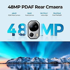 FOSSIBOT DT1 10.4 inch Android 13 Tablet,11000mAh Rugged Tablet 2K FHD+16GB+256GB Tablet 48MP+16MP Camera Smart Tablet IP68-69K Waterproof Tablet 4G Dual SIM+5G WiFi Tablet 18W Fast Charging/OTG/1TB