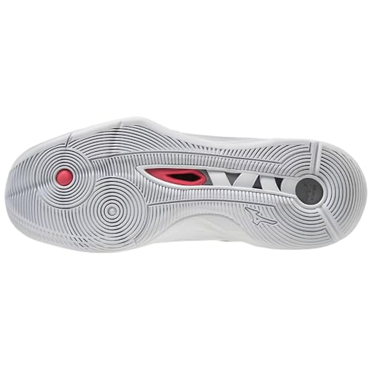 Mizuno Men's Wave Momentum 2 Volleyball Shoe | Indoor Court Shoe | White/Silver | US Men's 11.5