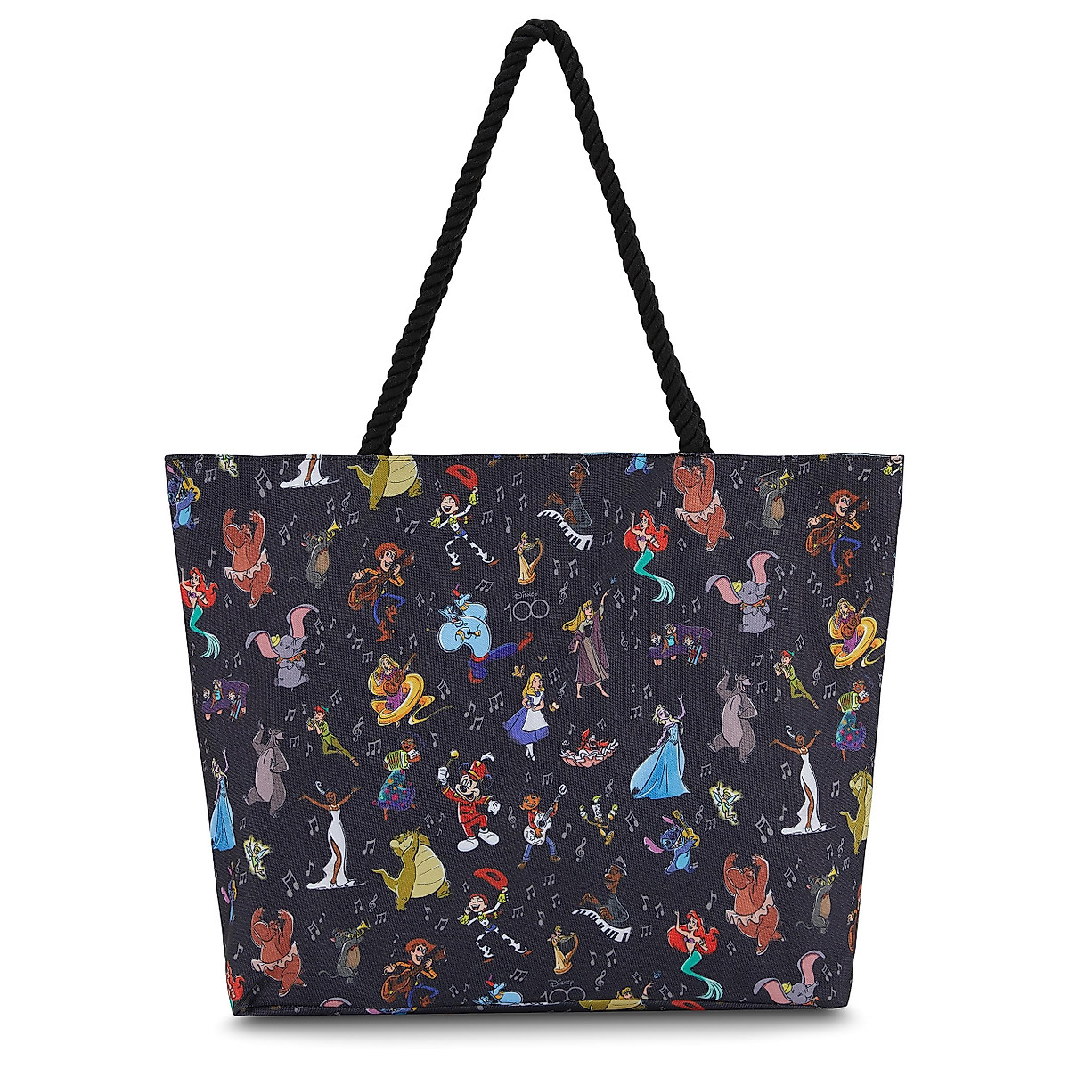 Disney Mickey and Stitch Tote bag - Girls, Boys, Teens, Adults - Mickey Minnie Mouse, Stitch, Classic Canvas Tote Travel Bag