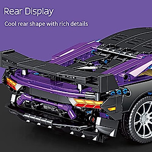 Mesiondy Building Blocks Toys Adults Kits, 1:14 MOC Building Set Sports Raceing Car Model for Boys Age 12-16 8-14，(1337 Pieces)