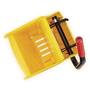 Rubbermaid Commercial Products Side-Press Replacement Wringer for WaveBrake 2.0 Mopping Buckets, Yellow, Heavy Duty Cleaning for Professional/Janitorial Use