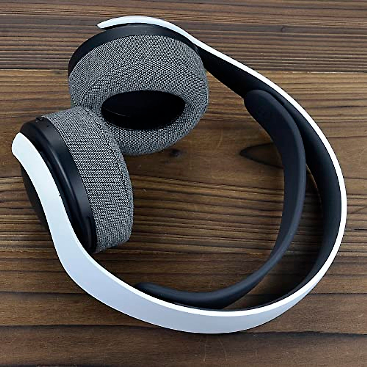PS5 Ear Cushion - defean Replacement Ear Pads Cover Compatible with Sony ps5 Wireless Headphone, Pulse 3D Wireless Headset, Softer Foam, High-Density Noise Cancelling Foam (Gray Flannel)