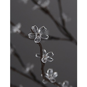 LIGHTSHARE 6.5 feet 208L LED Lighted Cherry Blossom Tree, Warm White, Decorate Home Garden, Spring, Summer, Wedding, Birthday, Christmas Holiday, Party, for Indoor and Outdoor Use