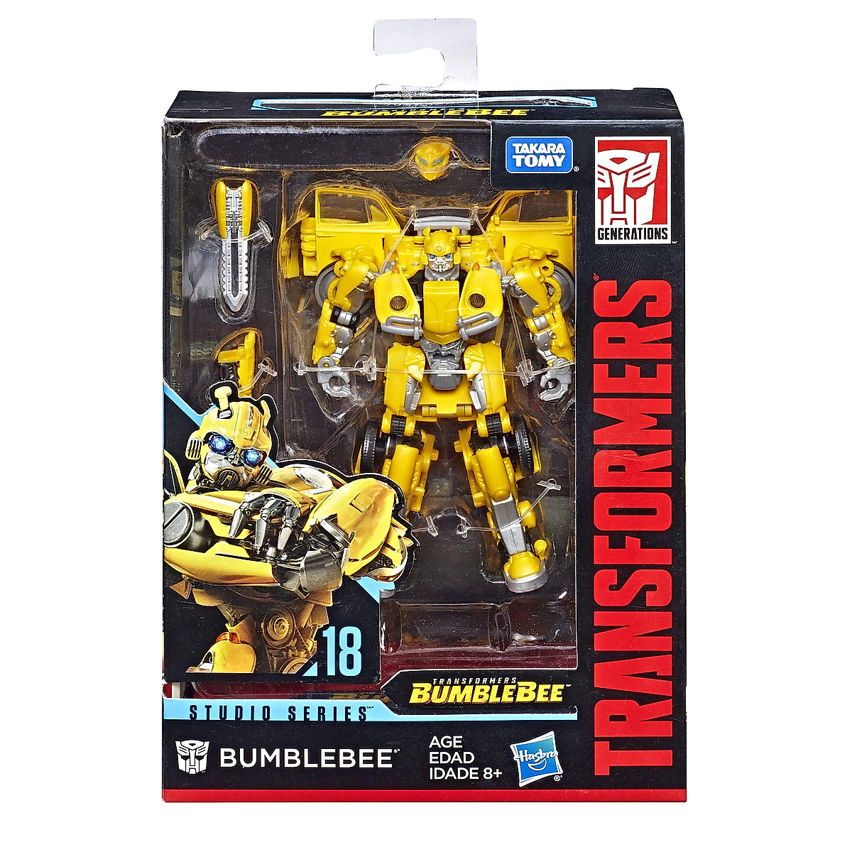 Transformers Studio Series 18 Deluxe Bumblebee - Action Figures, Multicolor