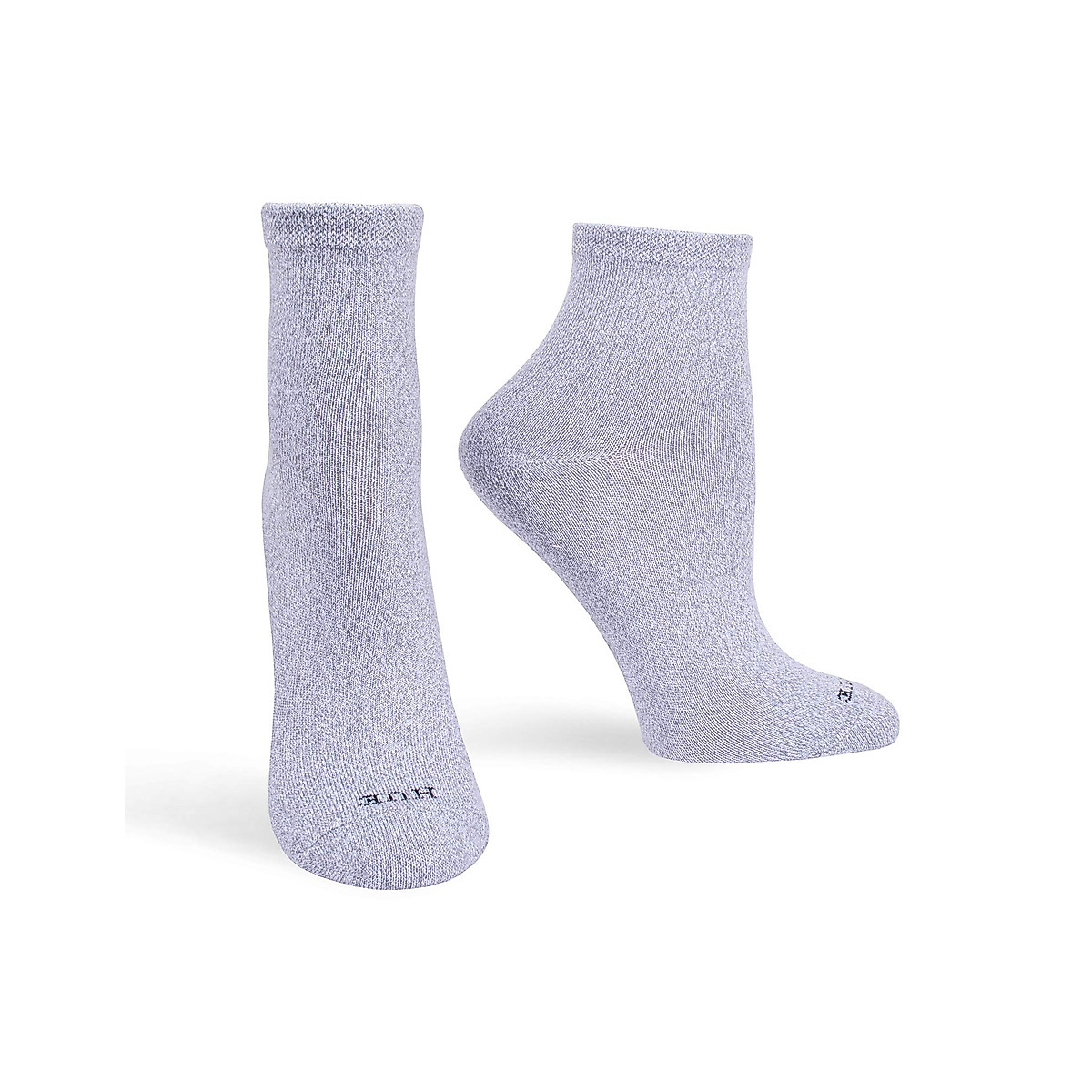 HUE womens Super Soft Crew 3 Pair Pack Casual Socks, Chrome Pack, One Size US