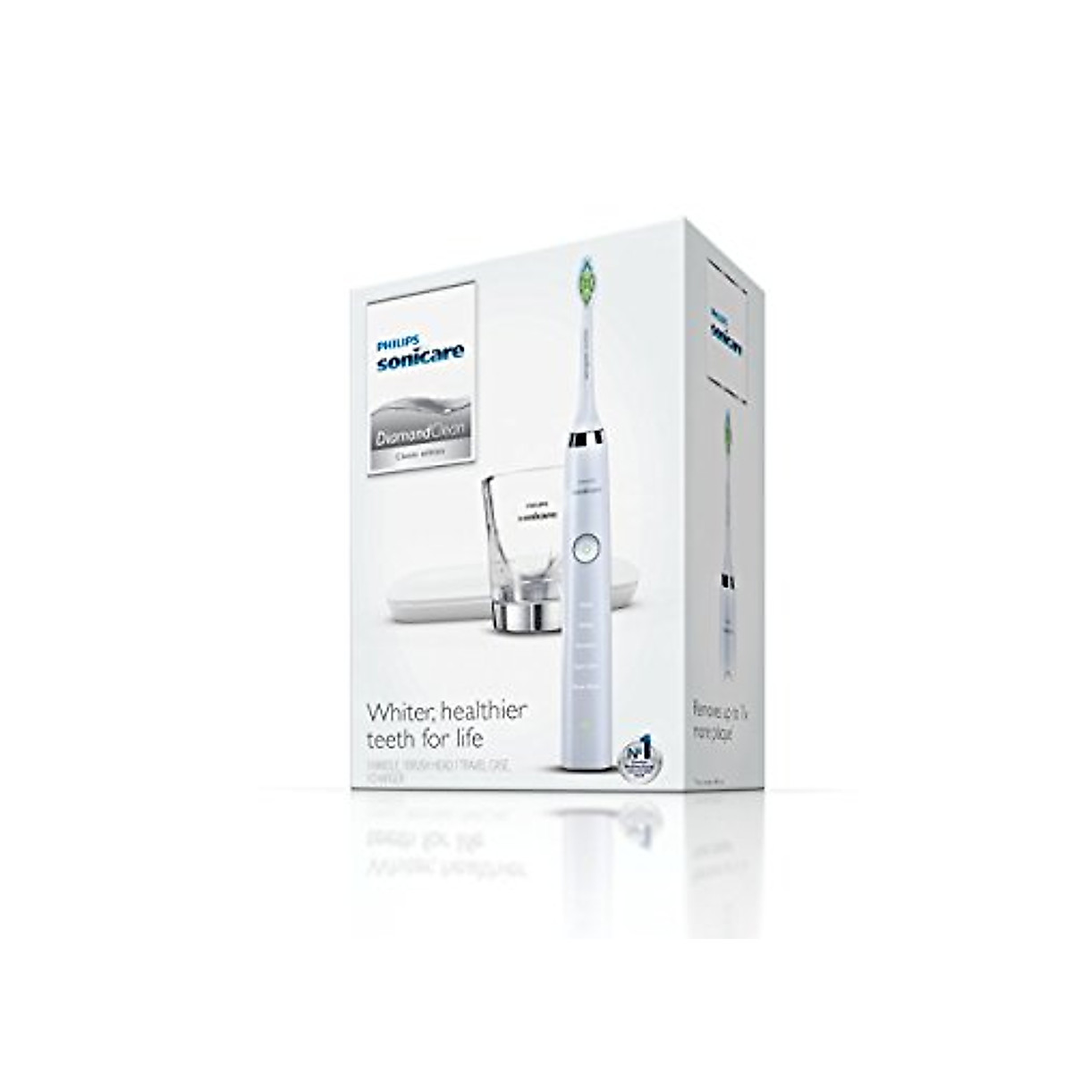Philips Sonicare DiamondClean Classic Rechargeable Electric Toothbrush, White HX9331/43, 2.26 Oz