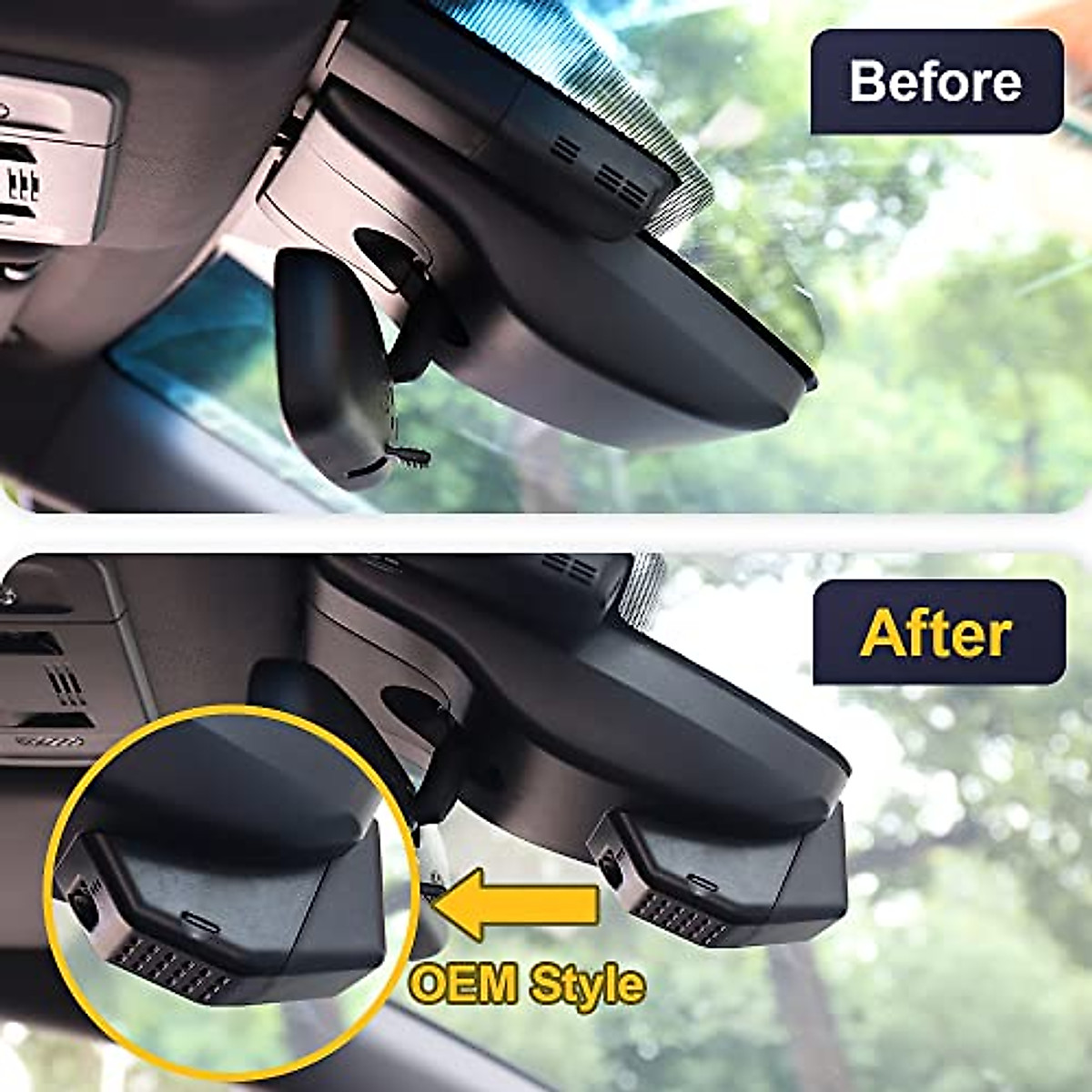 Fitcamx 4K Dash Cam Suitable for Toyota Corolla LE L XLE XSE SE 2020 2021 2022 Hybrid & Hatchback 2019-2022 (E210/Gen12), OEM Look, 2160P UHD Video WiFi, G-Sensor Loop Recording, Plug&Play, 64GB Card