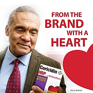 Coricidin HBP Cold & Flu Tablets, 20 ea (Pack of 3)