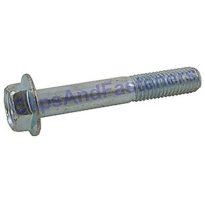 (1) M10-1.50 x 65mm Hex Head Flange Bolt Non Serrated Class 10.9 Zinc DIN 6921