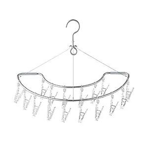 MUJI 02577742 Aluminum Wall Hanger, 16 Pinch / Approx. Width 17.7 x Depth 9.1 inches (45 x 23 cm)'