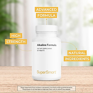 SuperSmart - Alkaline Formula Supplement (Advanced Formula) - with Potassium Phosphate, Calcium & Magnesium Citrate - pH Balance | Non-GMO & Gluten Free - 60 Tablets
