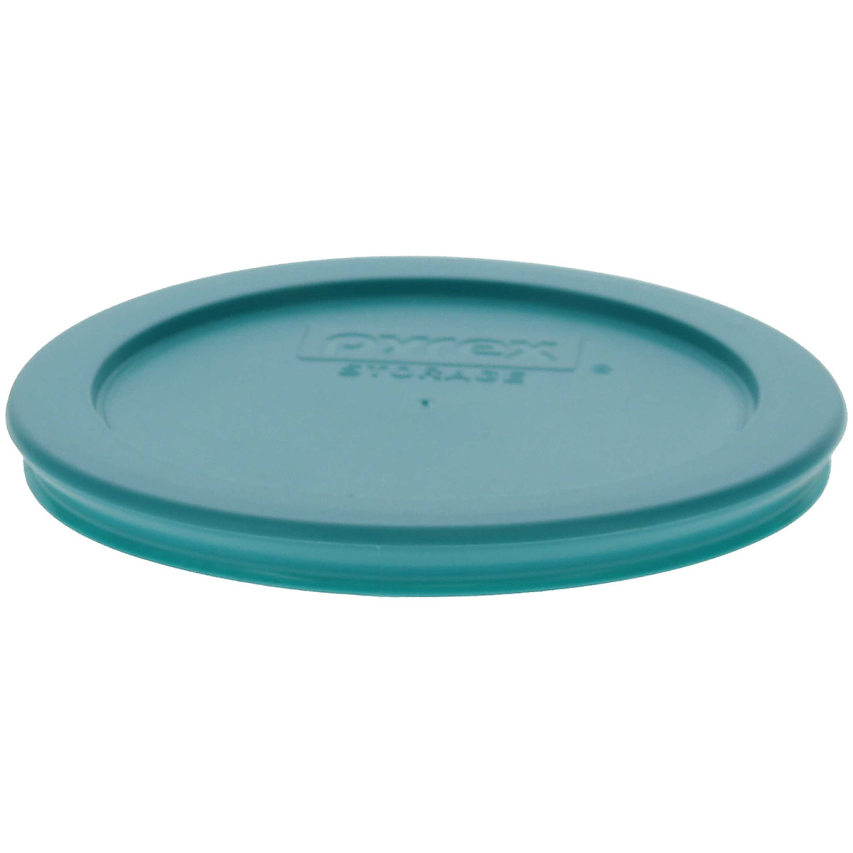 Pyrex Turquoise (3) 7202-PC, (3) 7200-PC, (2) 7201-PC, & (2) 7210-PC Plastic Food Storage Replacement Lids, Made in USA