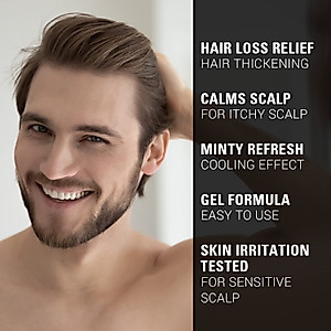 The Fact Men’s Scalp Soothing and Cooling Hair Serum - Calm & Soothe Itchy Scalp - Cooling Tonic Gel - The Fact HFN Cooling Scalp Relief Tonic Gel 5.07 Ounce