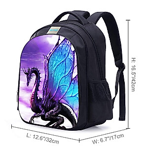 MATMO Dinosaur Backpack Dinosaur Backpacks for Boys School Backpack Kids Bookbag (Dragon Backpack 27)