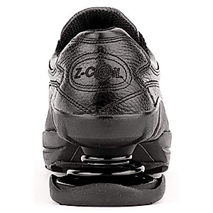 Z-CoiL Women's Legend Rugged Outsole Black Leather Shoe (Black, Numeric_7)