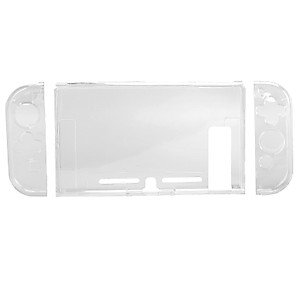 LIKJ Game Console Protective Case, Split Type Transparent TPU Easy Assembly Good Compatibility Game Console Cover for Switch Console
