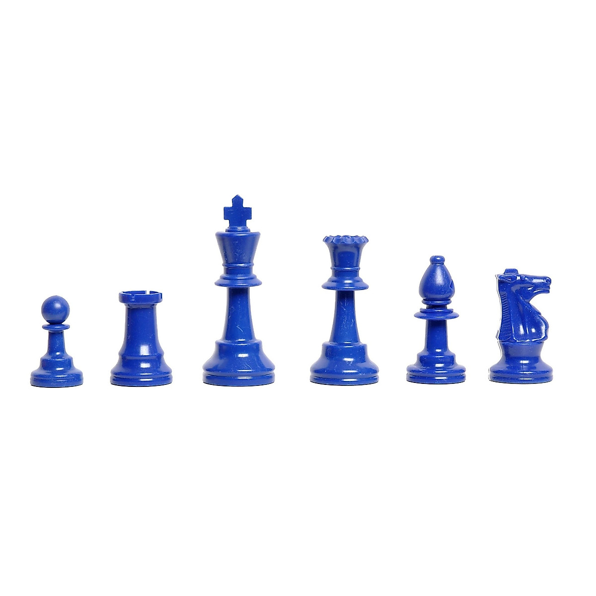 The House of Staunton Four Player Chess Set Combination - Single Weighted Regulation Colored Chess Pieces, Four Player Vinyl Chess Board