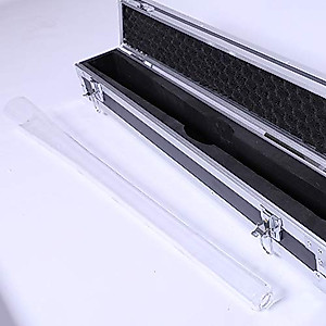 ENERGYSOUND Quartz Clear Crystal Didgeridoo 90 cm Length with Free Alumina Alloy Box