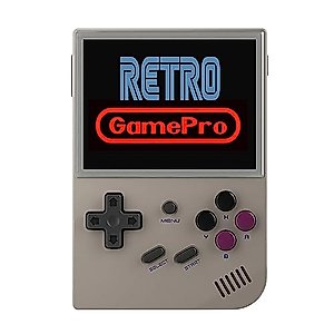 RG35XX Handheld Game Console with 5000 Games, 3.5inch IPS OCA Screen Linux System Chip Cortex-A9 Portable Handheld Nostalgic Arcade Retro Game Machine, 64g, 2100mAh (RG35XX Gray)
