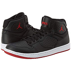 Nike Men's Basketball Shoes, Multicolour Black Gym Red White 001, 9 UK