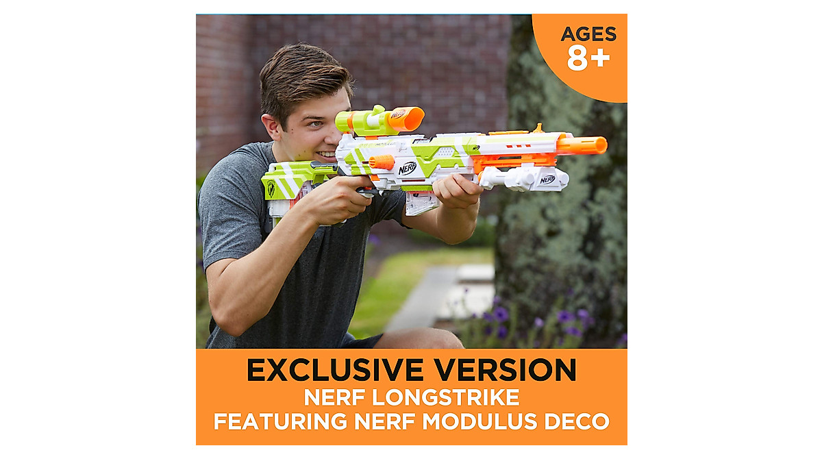 NERF Longstrike Modulus Blaster - Customize Your Play