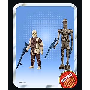 STAR WARS Retro Collection Special Bounty Hunters 2-Pack Dengar & IG-88 Toys 3.75-Inch-Scale The Empire Strikes Back Figures (Amazon Exclusive)