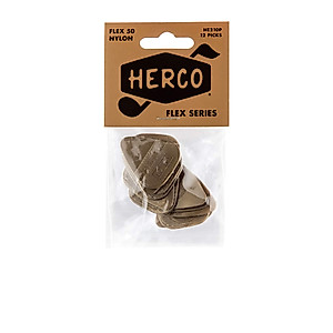 Dunlop HE210P Herco .50 Nylon Flex Picks (12 Picks)