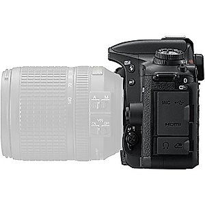 Nikon D7500 24.2 MP DSLR Camera (Body Only) Bundle Includes High Speed 32GB Memory Card +Professional Accessory Bundle (Renewed)