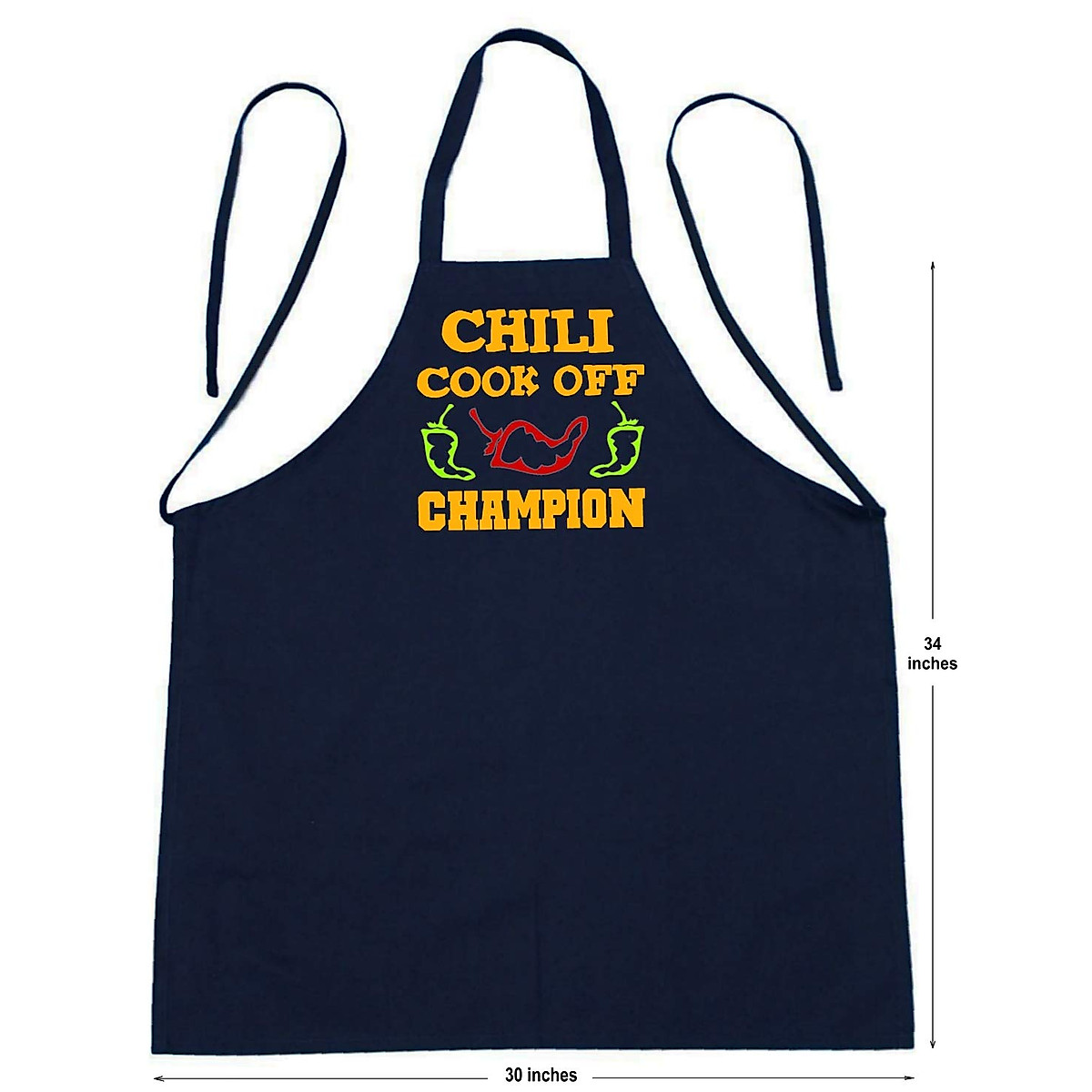 Chili Cook Off Champion Black Apron For Winning Prize