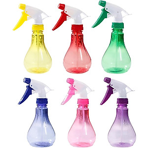 Pink Empty Spray Bottles, Plastic Watering the Flowers Water Spray Bottle for Salon Plants, Spray Bottles for Hair, Plants, Cleaning Solutions, Cooking, BBQ Refillable Containers
