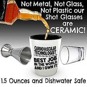 mmandiDESIGNS Funny Sci Fi Gag Potato Darth Saying You Are My Son To Tater Tot Outer Space Shot Glass Awesome Present Idea