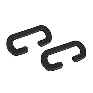 Hemobllo VR Face Cushion- 2 Pcs VR Cover Foam Replacement Eye Mask VR Face Cushion PU Leather Soft Memory Foam Pad Compatible with HTC Vive VR (Random Thickness: 6mm/ 11mm)